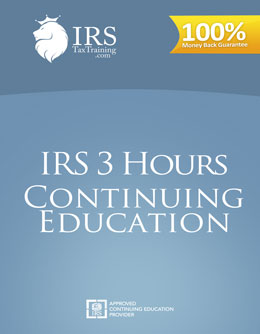 IRS 3 hour Federal Tax Updates Continuing Education (CE) Electronic ...